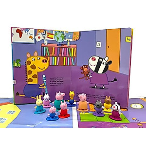 Peppa Pig My Busy Books - Storybook, 10 figurines, playmat