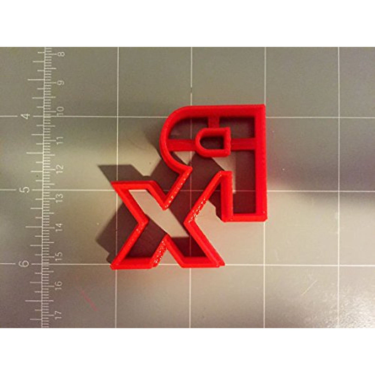 RX Logo Cookie Cutter (3 Inch)