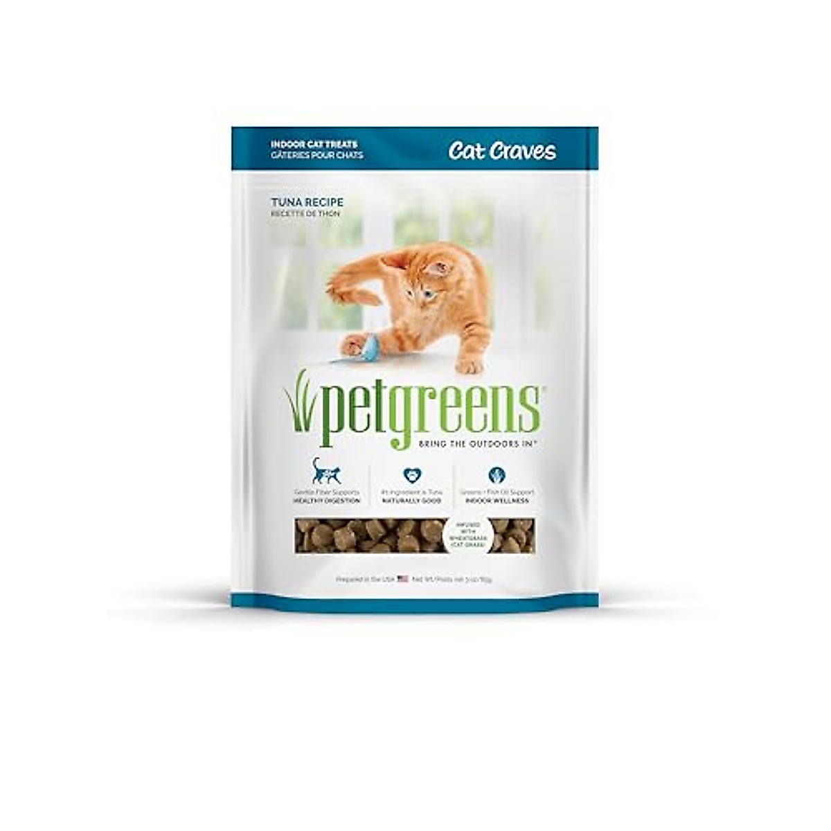 Pet Greens Treats Deep Sea Tuna Semi-Moist Cat Treat 3 Ounce (Pack of 1)