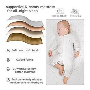 SKIH Baby Bedside Sleeper,Baby Bassinets,Quick Assemble Travel Bassinet with Storage Basket,Portable Baby Crib for Safe Co-Sleeping,Adjustable Baby Playard for Infant Newborn(Charcoal Grey)