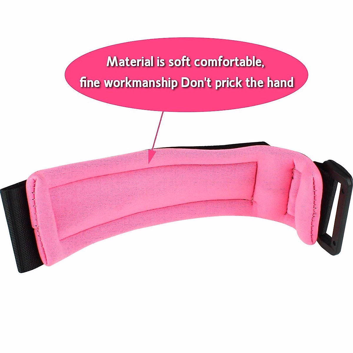 Onwon Anti Lost Safety Wrist Link Child Safety Harness Strap Rope Leash Walking Hand Belt Band Wristband(1.5m Pink)