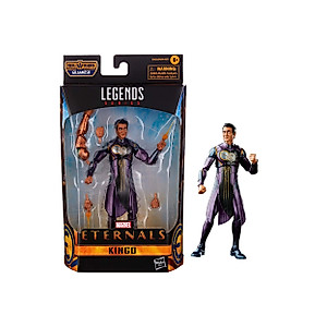 Marvel Hasbro Legends Series The Eternals 6-Inch Action Figure Toy Kingo, Movie-Inspired Design, Includes 4 Accessories, Ages 4 and Up