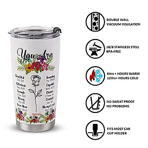 Openhaha Christian Gifts for Women. Spiritual Gifts, Inspirational Religious Gift for Women. Birthday Gifts for Women. Christmas, Mother's Day Gifts for Mom Grandma. Stainless Steel 20 oz Mug Tumbler