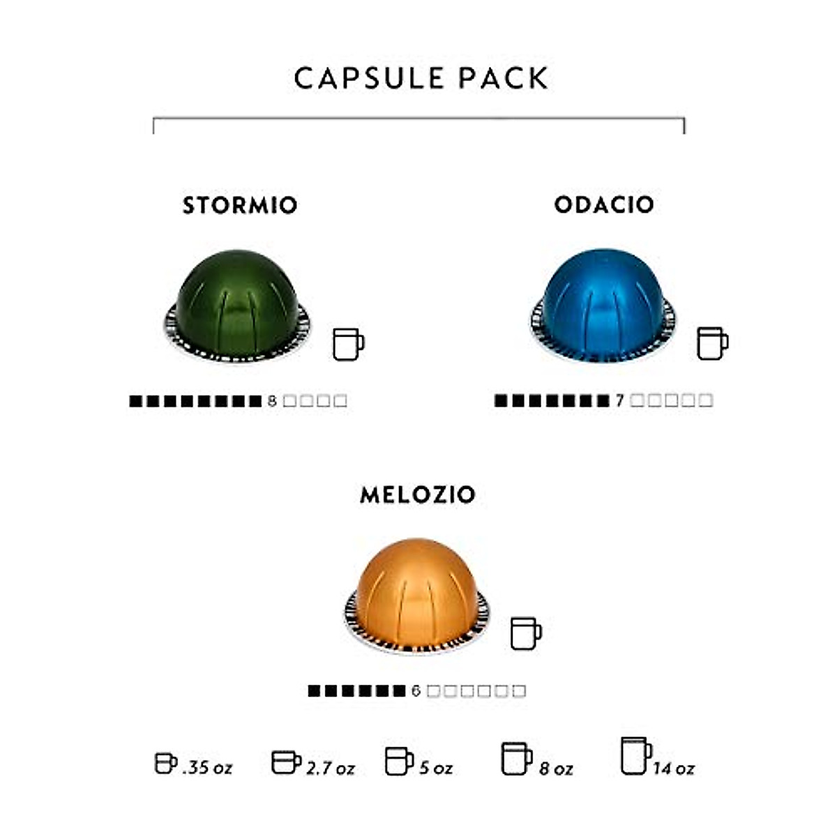 Nespresso VertuoPlus Coffee and Espresso Machine Bundle by De'Longhi with Vertuoline Variety Pack Coffees included