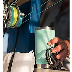 Magnetic Tumbler Lid - Fits 20 oz Tumbler Lid, Replacement Lids Compatible for YETI 20 oz Tumbler, 10/24 oz Mug and 10 oz Lowball- Replacement Magnetic Slider/Cover (20 Ounce, 2Pcs Black)