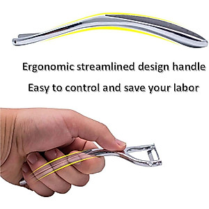 Vegetable Peeler, Potato Peelers for Kitchen Stainless Steel Multi-function Set Fruit Peeler For Kitchen and Household Tools Y & I Shape Swivel Blades with ​2 Orange Citrus Peelers