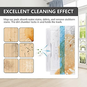 APROPHIC 10 Count Disposable Vacmop Pad for Shark VM252 VM251 VM250 VM200 VM190 Vacuum Mop Pad Refills Compatible with Shark