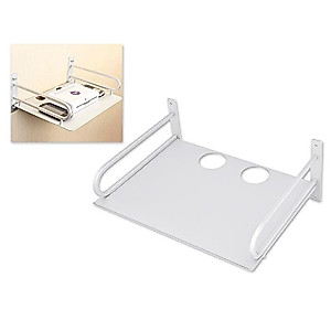 Ace Select Aluminum Wall Mounted Shelf Floating AV Shelf TV Box Shelf Component Shelves for Router Gaming Consoles Cable Box