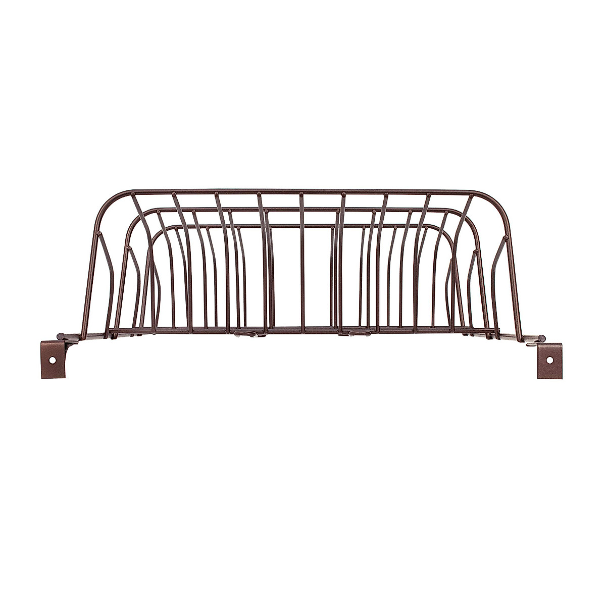 Spectrum Over the Cabinet Lid Organizer (Bronze) - Large Storage for Tupperware, Kitchen, Cabinet, Pantry, & Under Sink Organization