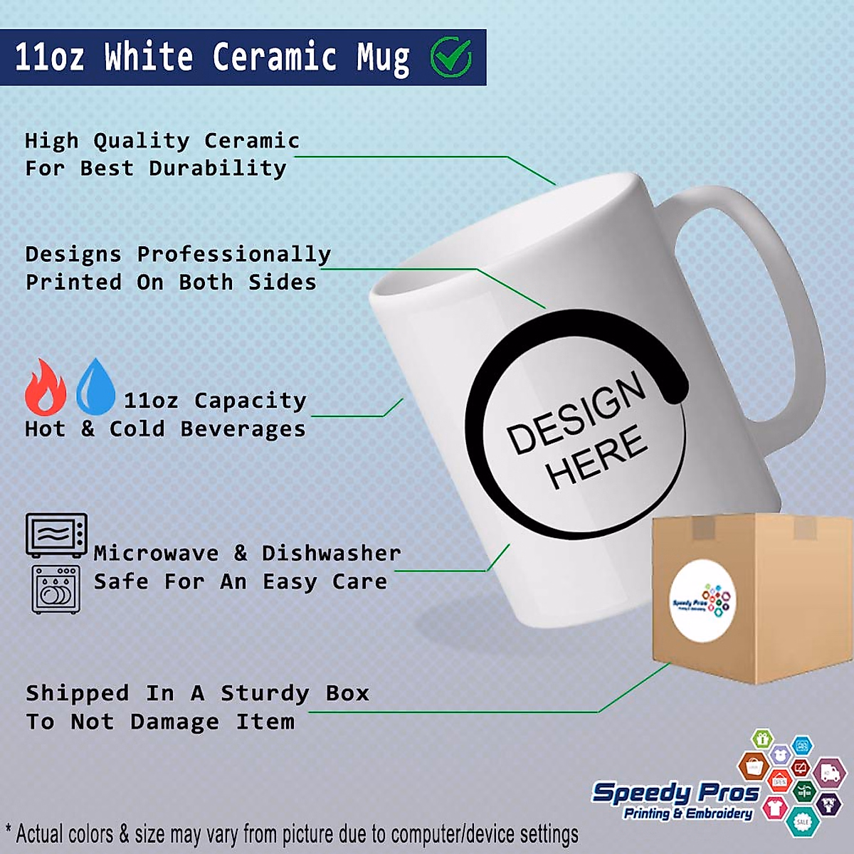 Speedy Pros R Love Hearts Initial Monogram Personalized Letter R Ceramic Mug Coffe Cup - Holiday Christmas Hanukkah Gift for Men & Women