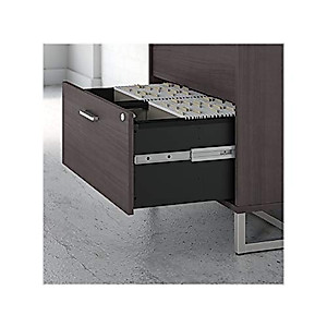 Bush Business Furniture Office by Kathy Ireland Method 2 Drawer Lateral File Cabinet-Assembled, Storm Gray