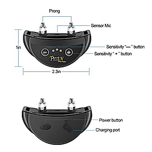 PetJoy Barking Collar for Dogs, Bark Collar with Beep & Shock, Bark Collar Automatic, Anti Barking Shock Collar for Small Medium Large Dogs