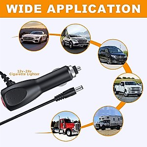 Itomoro Back Seat Baby Car Camera with HD Night Vision Function Car Mirror Display, Reusable Sucker Bracket, Wide View, 12V Cigarette Lighter, Easily Observe the Baby’s Move