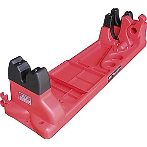 MTM GV30 Gun Vise for Gunsmithing work and Cleaning Kit, Free Standing, 11 Compartments, USA Made, Red