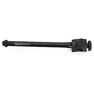 Gator Frameworks Adjustable Clamp-On Angled Mini Interlocking Design 9 Inch Boom Arm (GFW-MIC-CLMPBM9)