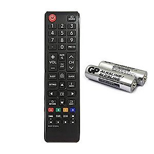 BN59-01301A Replacement for Samsung TV Remote Control (Non Universal) for UN55NU6900 UN32N5300 UN43NU6900 UN50NU6900 UN50NU7100 UN55NU7100 UN55NU7300 UN65NU7100 with GP Alkaline 2 pcs Batteries
