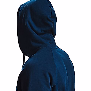 Under Armour Mens Rival Fleece Hoodie , Academy Blue (408)/Onyx White , XX-Large