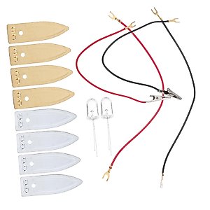 KICHOUSE 1 Set Battery Experiment Kit Fruit Experiment Tools Fruit Battery Experiment Supplies Anode for Zinc Electroplating Electrode Strips Fruit Battery Experiment Anode Copper