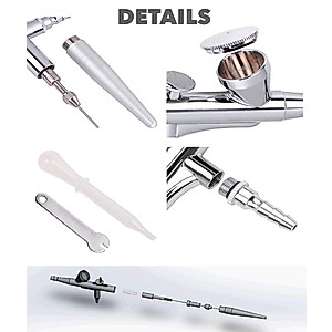 Portable Airbrush Gun Gravity Feed Airbrush Nails Pen Oxygen Gun Paint Spray Silk Makeup Kit Aerografo para Reposteria Aerografos para Pintar Profesional