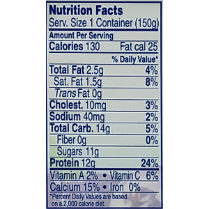 FAGE TOTAL Split Cup, 2% Greek Yogurt with Blueberry, 5.3 oz