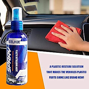 N.D Black Car Scratch Remover, Interior Car Cleaner Dashboard Plastic Restorer, Ultimate Scratch and Swirl Remover for Black and Dark Paints