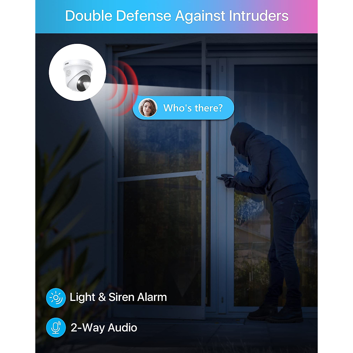 ZOSI 16Channel 4K PoE Home Security Camera System Outdoor Indoor with 4TB HDD,16pcs 4K PoE IP Cameras,Person Vehicle Detection,100ft Night Vision,2-Way Audio,16CH 4K NVR Recorder for 24/7 Recording