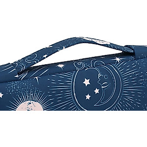 SANFAN 360° Protective 3 Pockets Laptop Sleeve Case Bag Computer Carrying Cover with Handle for MacBook Air 15 inch and 15.6 inch HP, Dell, Acer, Asus, Lenovo Notebook (Sol de Mayo)