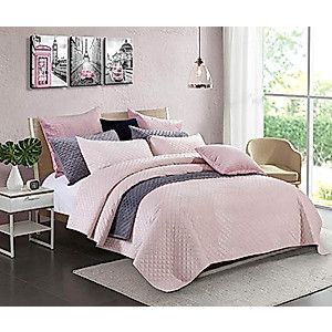 Paris Eiffel Tower Decor for Bedroom for Girls Pink Paris Theme Room Decor Wall Art Canvas Black and White Art Eiffel Tower Pictures Decorations London Big Ben Tower Eiffel Tower Painting Framed