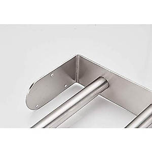 AFLHYJK Metal Wall Mount Towel Rack Holder and Organizer with Storage Shelf for Bathroom Organizing of Washcloths, Hand/Face or Bath Towels