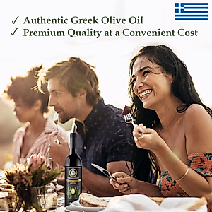 M.G. PAPPAS High Polyphenol Rich Olive Oil - New Harvest - Extra Virgin Olive Oil Polyphenol Lab Report 714mg/kg - Cold Pressed & Unfiltered - High Hydroxytyrosol Greek Olive Oil - Award Winning - 12.7 Oz 375ml