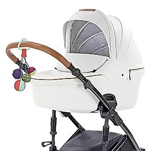 B. toys – B. baby- Rattle Ball – 4 Balls & Teething Clip -Sensory Toy with Colors Textures & Sounds – Sounds So Squeezy – 3 Months +