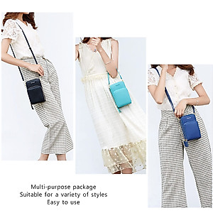 myfriday Small Crossbody Cell Phone Bag for Women, Mini Over Shoulder Handbag Purse with Credit Card Slots