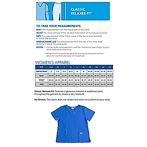 Landau Scrub Zone Relaxed Fit 2-Pocket V-Neck Scrub Top for Women 70221