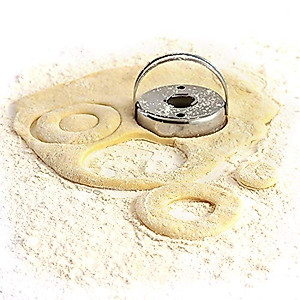 Norpro Stainless Steel Donut/Biscuit/Cookie Cutter with Removable Center 2.75in/7cm