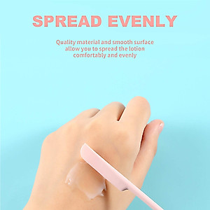 9 Pieces Last 3 Sizes Silicone Spatula for Beauty and Kitchen Makeup Spatula Silicone Bottle Scraper Lotion for Girls and Women (Pink, Purple and Blue)