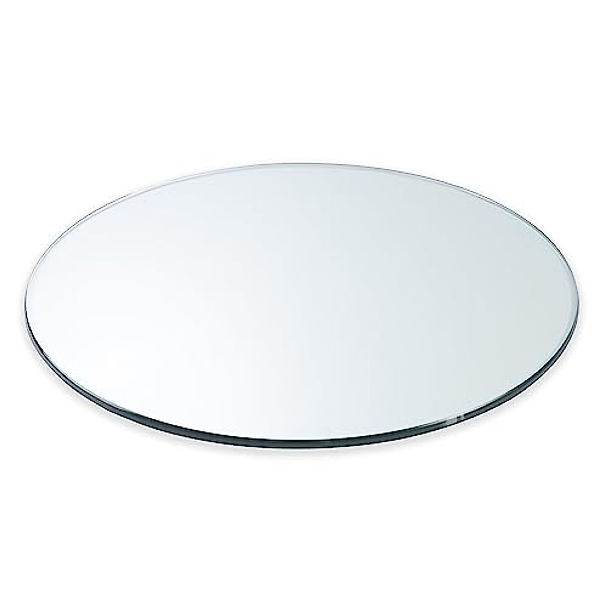 30" Round Tempered Glass Table Top 1/4" Thick Flat Polished Edge
