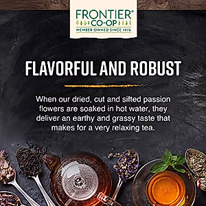 Frontier Co-op Passion Flower Herb, Cut & Sifted, Kosher, Non-irradiated | 1 lb. Bulk Bag | Passiflora incarnata L.