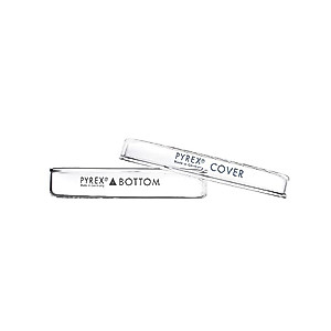 PYREX Glass Petri Dish with Cover – Glass Laboratory Equipment – Premium Chemistry Petri Dishes for Laboratory, Classroom or Home Use - PYREX Laboratory Glassware, 100x20mm, 12/Pk