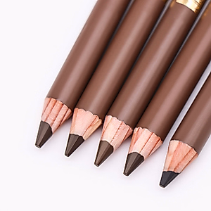 1pcs Eyebrow Pencil Longlasting Waterproof Durable Liner Eyebrow 5 Colors to Choose (2# Dark Brown)
