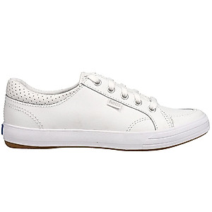 Keds womens Center 2 Sneaker, White Leather, 8.5 US