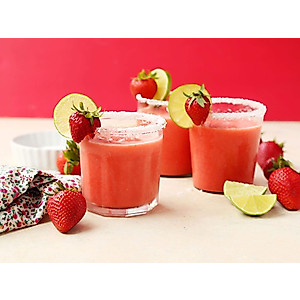 Set of 12 Durable Drinking Glasses | Clear Heavy Base Working Glasses Ideal for Water, Juice, Beer, Wine, and Cocktails, 14 ounce