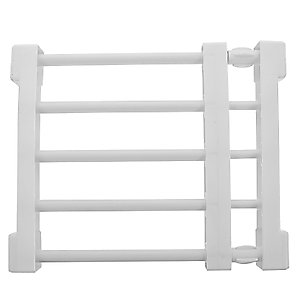 Expandable Closet Tension Shelf Rod: Heavy Duty Storage Rack Adjustable Organizer DIY Divider Separator Separator for Cabinet Wardrobe Cupboard Kitchen Bathroom