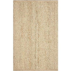 SAFAVIEH Natural Fiber Collection 10' x 14' Natural NF461A Handmade Premium Jute Area Rug