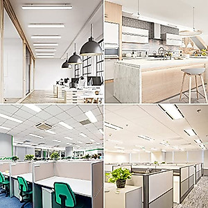 Sunco 50 Pack T8 LED Tubes 4FT Fluorescent Replacement, 48 Inch, 18W, 2200LM, 6000K Daylight Deluxe, Single Ended Power, Type B, Ballast Bypass, Clear Lens UL