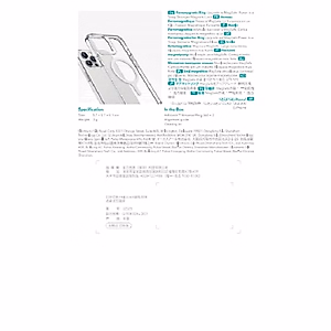 ESR MagSafe Ring 360 (HaloLock), MagSafe Sticker, MagSafe Magnet, Universal Magnetic Conversion Kit for iPhone 14/13/12/11/X Series, Galaxy S23/S22/S21/20 and More, 2 Pack, MagSafe Accessories, White