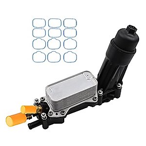 B.ZSSY Oil Filter Housing Adapter Engine Oil Cooler Assembly for 2014-2017 Jeep Wrangler Grand Cherokee Dodge Charger Journey Challenger Ram Chrysler 200 300 3.6L V6 for 68105583AF 68105583AE