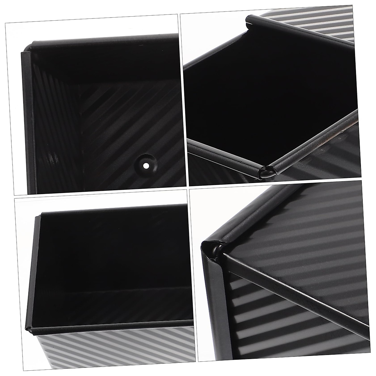 TIDTALEO Non-stick Bread Baking Mould Toast Box with Lid Carbon Steel Metal Bread Pan Toast Mold Bakeware