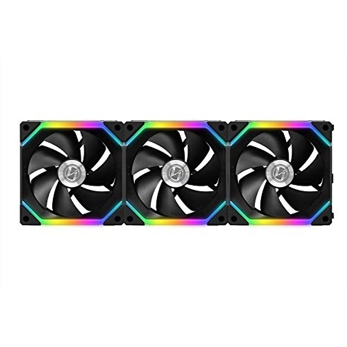 Lian Li UNI FAN SL120 3 Pack Black - with Controller (ARGB 120mm LED PWM Daisy-Chain)