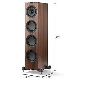 KEF Q750 Floorstanding Speaker - Each (Walnut)