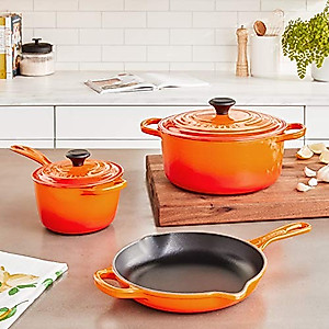 Le Creuset Enameled Cast Iron Signature Cookware Set, 5 pc. , Flame